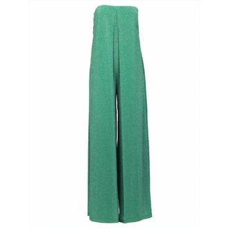 Simona Corsellini Palazzo Jumpsuit Tr&auml;gerloses Modell - - Jumpsuits & Playsuits - Damen - Gr&uuml;n - M