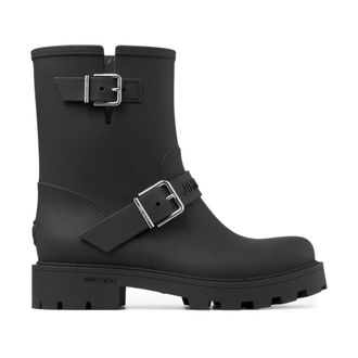 Jimmy Choo London Biker Rain - - Shoes - Damen - Schwarzk - 40 EU