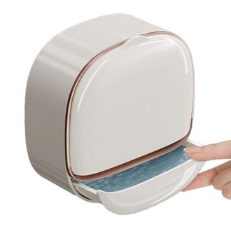 Generic Seifenbox zur Wandmontage - Seifenhalter f&uuml;r die Duschwand | Toilettenseifenh&uuml;lle | Seifenetui mit Abfluss, 162 Gramm wasserdichtes Seifensparetui, K&uuml;