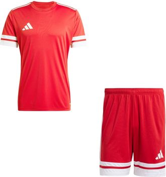 adidas Herren Set Trikot + Hose Squadra 25 Team Power Red2/White XXL
