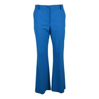 Pinko Pinko, Femme, Pantalons, Bleu, Taille: 42 FR Pia Wide Pantalons