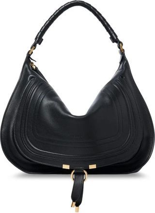Chlo&eacute; Femme, Sacs, Noir, Taille: ONE Size Marcie Shoulder Bag