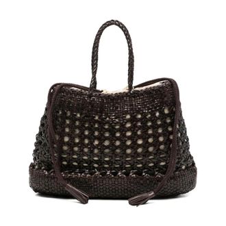 Dragon Diffusion Geflochtene Leder-Tragetasche - - Bags - Damen - Braun - ONE SIZE