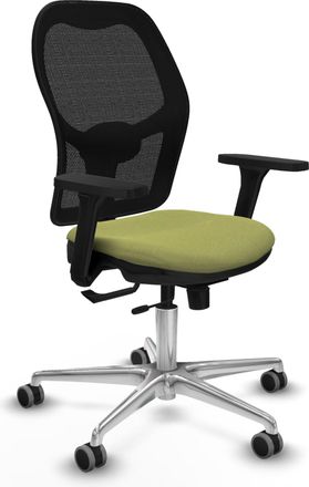 Piqueras y Crespo Sessel f&uuml;r Home Office Jorquera mit 3D-Armen, h&ouml;henverstellbare Lendenwirbelst&uuml;tze, ausgestattet mit Syncro/Traslack und eingespritztem Schaum. Mit Ro