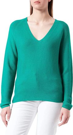 s.Oliver Womens V-Neck Pullover, Green, 36