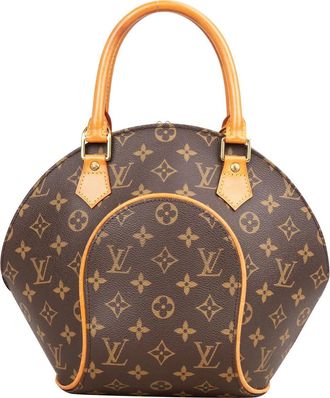 Louis Vuitton Crossbody Bags - Louis Vuitton Canvas Monogram Ellipse PM Handbag - Gr. unisize - in Braun - f&uuml;r Damen