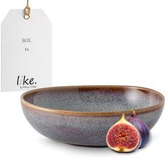 Villeroy & Boch like. by Villeroy and Boch - Bol Lave Beige, 600 ml, Charmant Bol de Taille Moyenne en Grès pour des Salades Croquantes, Résistant au Lave-Vaisselle e