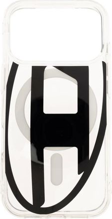 Diesel unisex, Accessoires, Noir, Taille: ONE Size Oval D Metallic Case with MagSafe