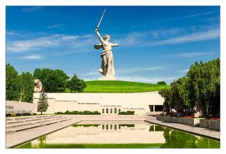 Wallario selbstklebendes Poster - Monument der Entschlossenheit, Aufkleber in Premiumqualit&auml;t, Klebefolie Gr&ouml;&szlig;e: 61 x 91,5 cm (Maxiposter)