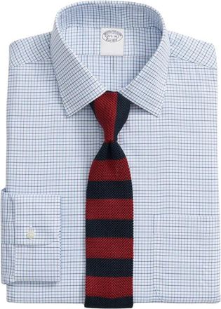 Brooks Brothers Regular Fit Non-Iron Performance Hemd mit Ainsley-Kragen - - Shirts - Herren - Blau - XS