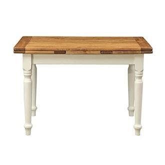 Biscottini International INTERNATIONAL ART TRADING Ausziehbarer Holztisch, 122x82x80 cm