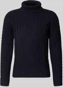 Superdry Rollkragenpullover mit Zopfmuster
