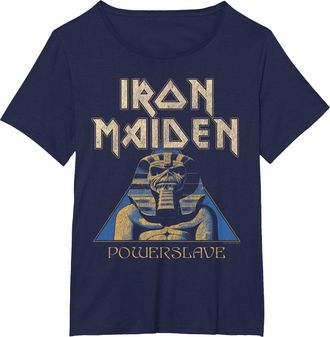 Iron Maiden Pyramid Sphinx Navy T-Shirt
