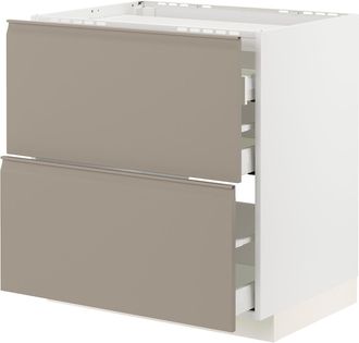 IKEA METOD / MAXIMERA Unterschr.f Kochf/2 Fronten/3 Sch