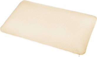 Abakuhaus Bauchschläfer Kissen, Abnehmbarer Bio Baumwolle Cover mit Reissverschluss Ergonomisches Design Kopfkissen gegen Schulter und Nackenprobleme Druckausgl