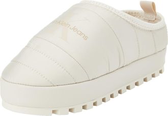 Calvin Klein Damen Slipper Warm, (Eggshell), 40