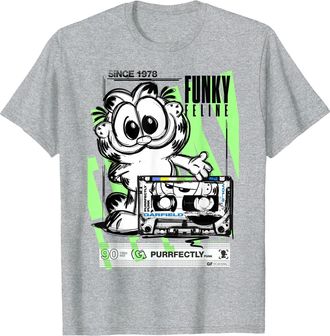 Garfield Punk Mixtape Gen X Graffiti 70er Jahre Funky Cat Classic T-Shirt