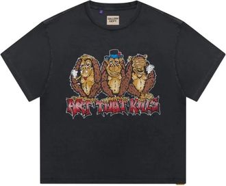 Gallery Dept. Homme, Tops, Noir, Taille: L See No Evil Tee