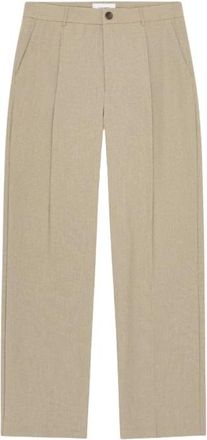 Les Deux Homme, Pantalons, Beige, Taille: W34 Reece Pleated Mini Check Pants