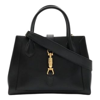 Gucci Pre-owned Jackie 1961 Leder 2way Bag - - Pre-owned - Damen - Schwarzk - ONE SIZE