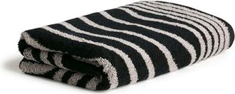 Möve Illusions Imprint Handtuch 50 x 100 cm aus 100% Baumwolle, Cashmere/Black