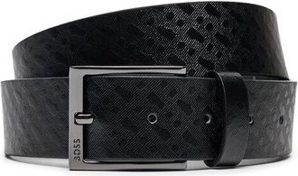 HUGO BOSS Herrengürtel Barn 50524047 Schwarz
