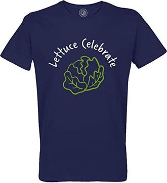 Fabulous T-Shirt Homme Col Rond Coton Bio Lettuce Celebrate Jeux de Mots Nourriture Legumes