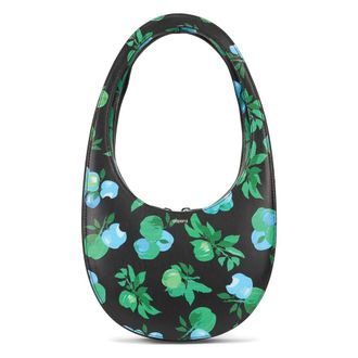 Coperni Swipe Schultertasche mit Blumenmuster - - Bags - Damen - Schwarzk - ONE SIZE