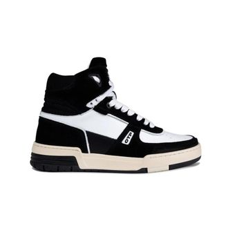Off the Pitch Basketta Hi Sneakers Schwarz/Wei&szlig; - - Shoes - Herren - Schwarzk - 41 EU