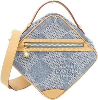 Louis Vuitton Pre-owned Sacoche Damier Denim 3D Chess - Femme - Pre-owned - Bleu - Taille: ONE Size