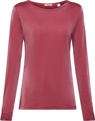 Esprit Damen 112EE1K313 T-Shirt, 615/CHERRY RED, XL