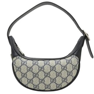 Gucci Pre-owned Vintage Canvas Shoulder Pouch - - Pre-owned - Damen - Blau - ONE SIZE