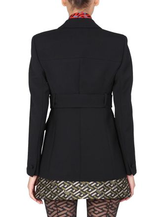 Versace Medusa Button Jacket - Black