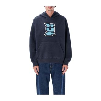 HUF Huf, Homme, Sweatshirts et sweats &agrave; capuche, Bleu, Taille: L Sweat &agrave; Capuche Classique Logo Pullover