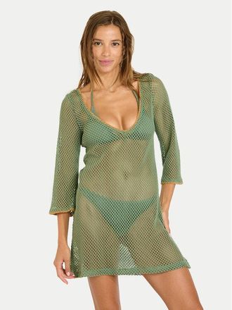 Banana Moon Banana Moon Strandkleid Octavie Hayato MFU87 Gr&uuml;n Regular Fit