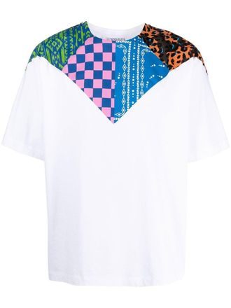 Marcelo Burlon t-shirt &agrave; imprim&eacute; Mix&Match - Blanc