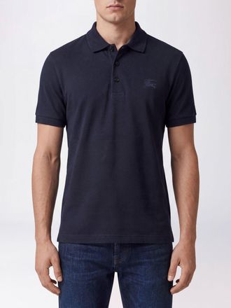 Burberry Polo en coton &agrave; manches courtes avec logo EKD brod&eacute;
