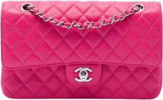Chanel Sac bandouli&egrave;re classique double rabat Pre-owned - Femme - Pre-owned - Rose - Taille: ONE Size