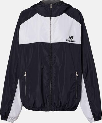 Miu Miu X New Balance Trainingsjacke aus Popeline