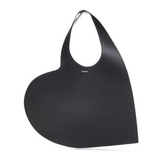 Coperni Schwarze Lederhandtasche mit Herzform - - Bags - Damen - Schwarzk - ONE SIZE