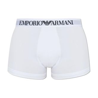 Emporio Armani Homme, Sous-v&ecirc;tements, Blanc, Taille: XL Boxer Briefs en Jersey Stretch