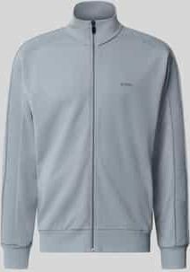 HUGO BOSS Regular Fit Sweatjacke aus Viskose-Mix Modell SW_Union Tape FZ