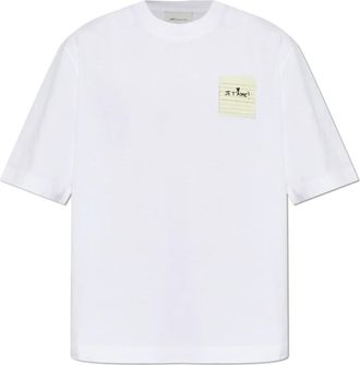 Ami Homme, Tops, Blanc, Taille: XS Post It Je TAime T-Shirt