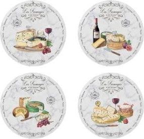 Easy Life Coffret 4 Assiettes Les FROMAGES DE NOS Regions - EASYLIFE