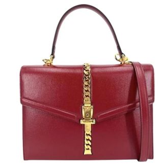 Gucci Sac bandouli&egrave;re vintage doccasion - Femme - Pre-owned - Rouge - Taille: ONE Size