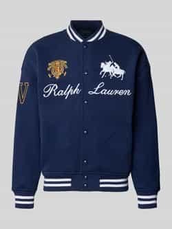 Polo Ralph Lauren Regular Fit College-Jacke aus Baumwoll-Mix