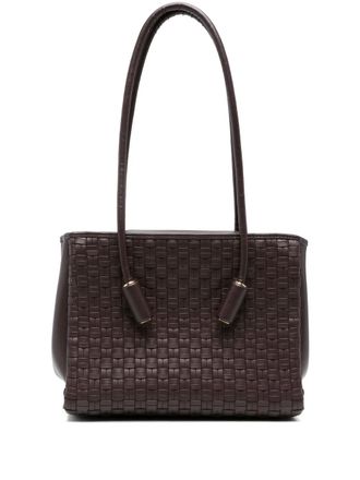 Themoirè sac à main Leila - Marron