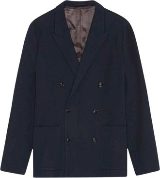 Nn.07 Jordin Zweireihiger Blazer - - Jackets - Herren - Blau - XL