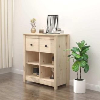 vidaXL Buffet 70x35x80 cm Bois massif de pin Vidaxl
