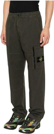 Stone Island Homme, Pantalons, Gris, Taille: W32 Pantalon Droit